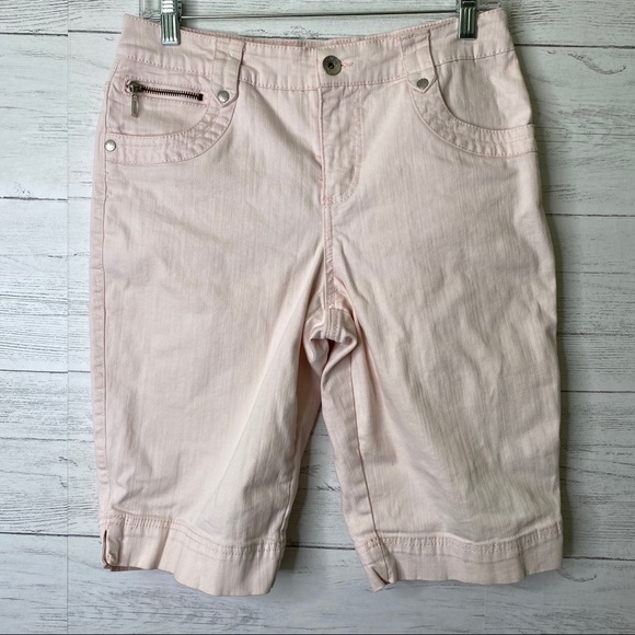 jones & co | Jeans | Jones Co Soft Pink Cropped Jeans | Poshmark